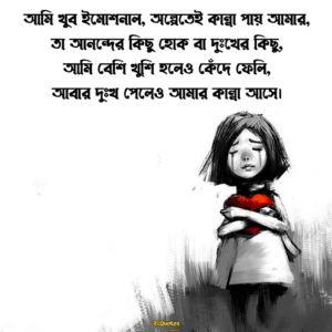 125+ইমোশনাল উক্তি, ক্যাপশন, কবিতা, Emotional quotes in Bengali